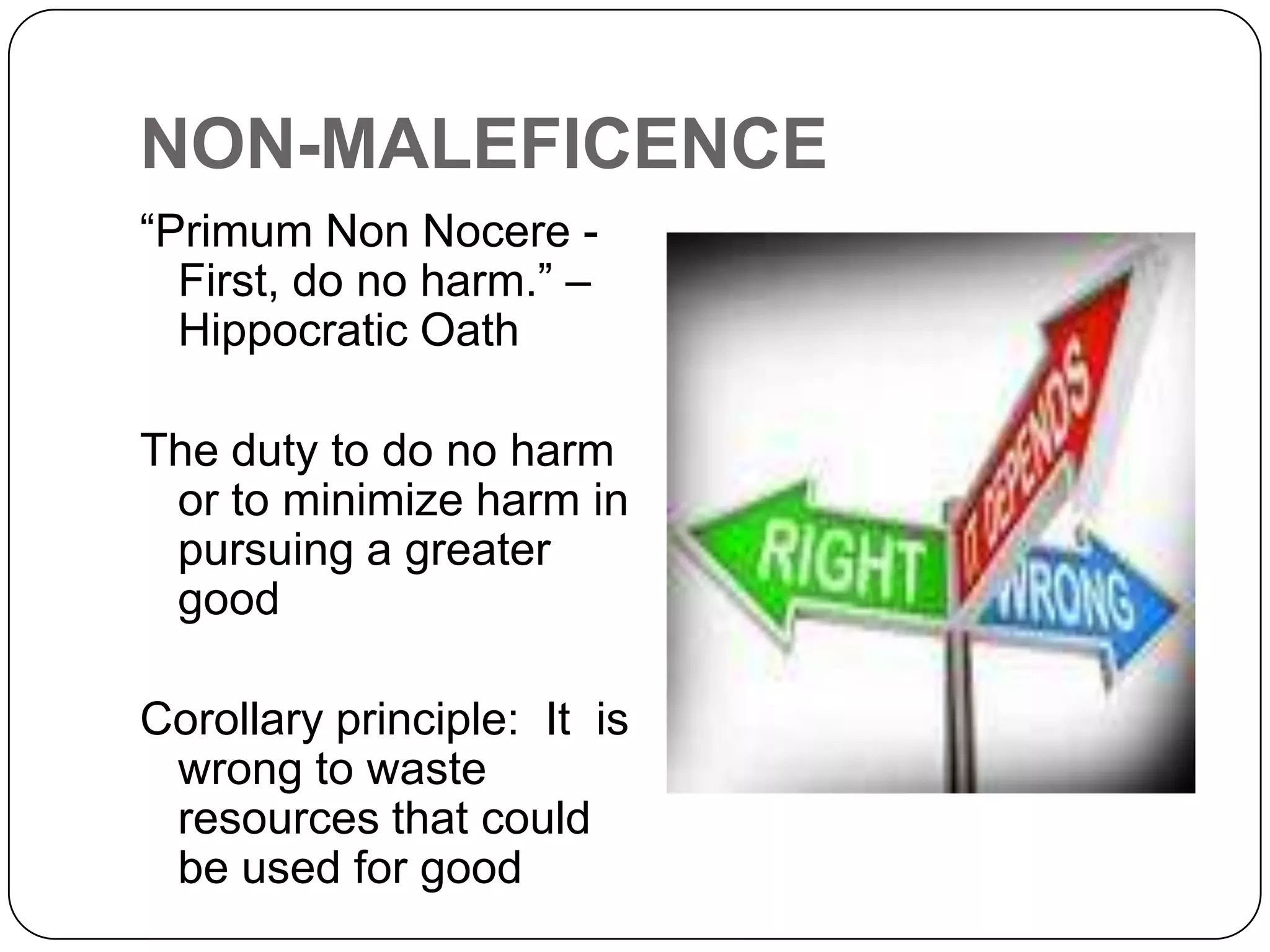 The four ethical principles | PPTX