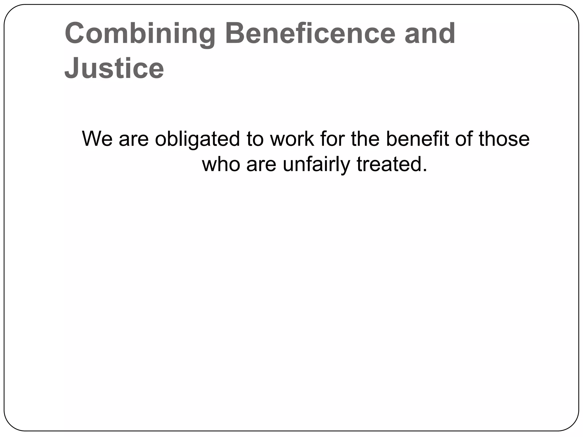 The four ethical principles | PPTX