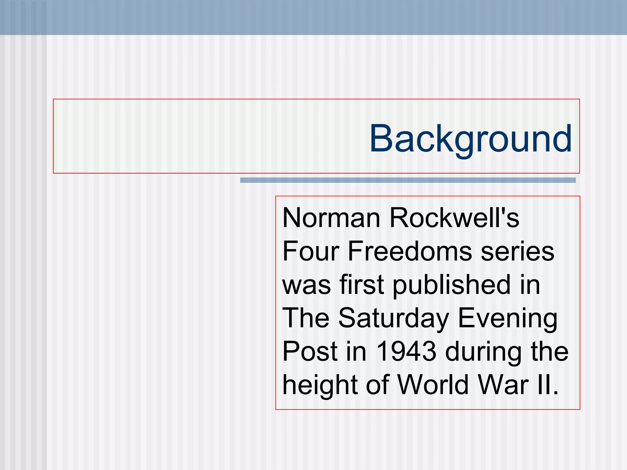 The Four Freedoms | PPT