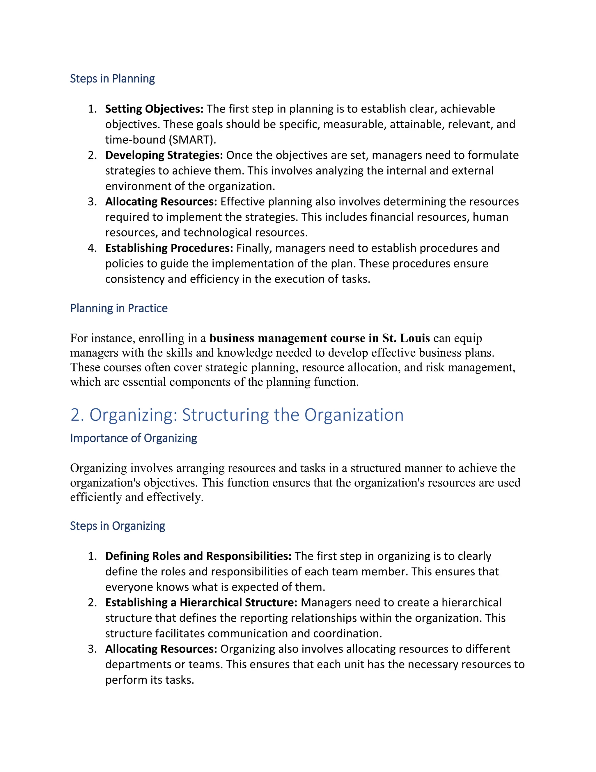 The Four Functions of Management: What Managers Need to Know | PDF ...