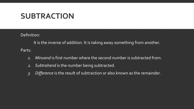 The four fundamental operations | PPTX | Homework and Study | Education