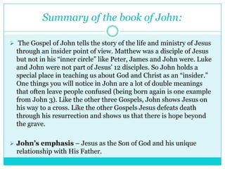 The four gospels | PPTX