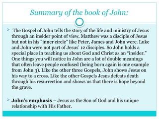 The Four Gospels PowerPoint Presentation | PPTX