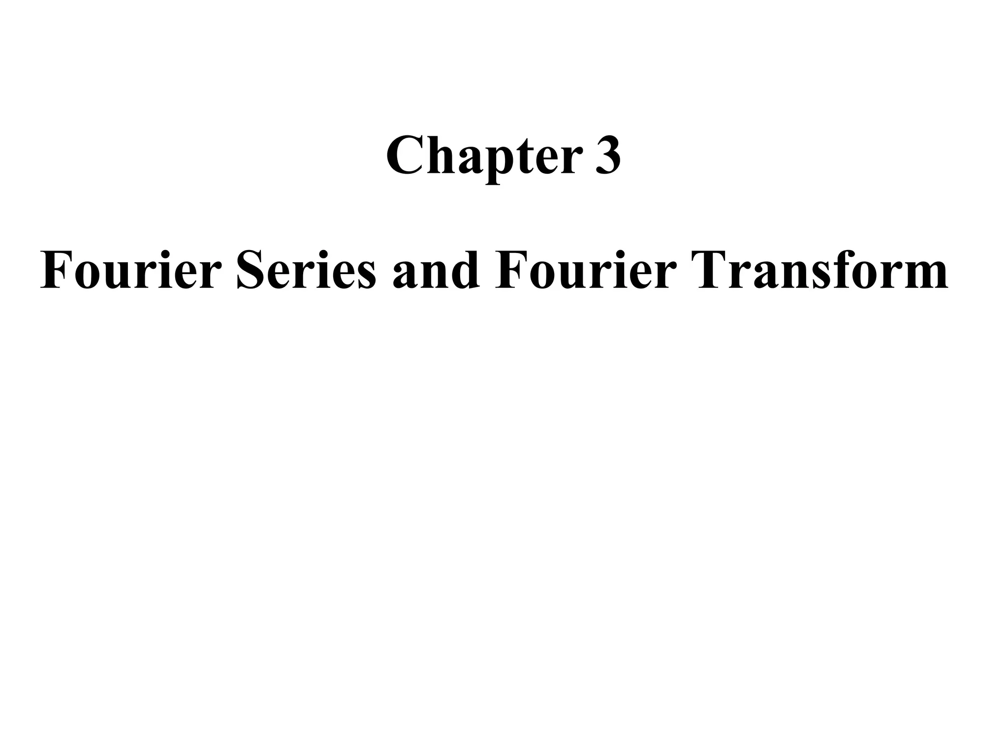 The Fourier Series Representations .pptx