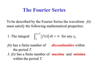 The Fourier Series Representations .pptx