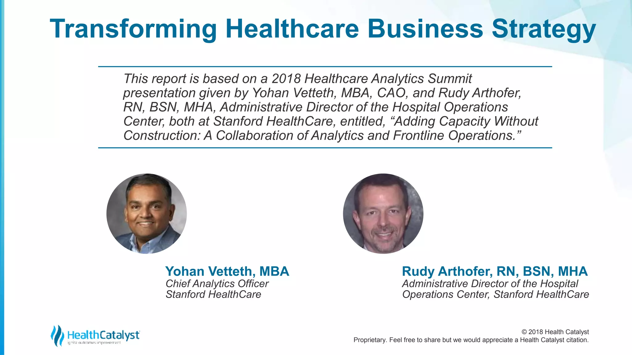 The Four Keys to Increasing Hospital Capacity Without Construction ...