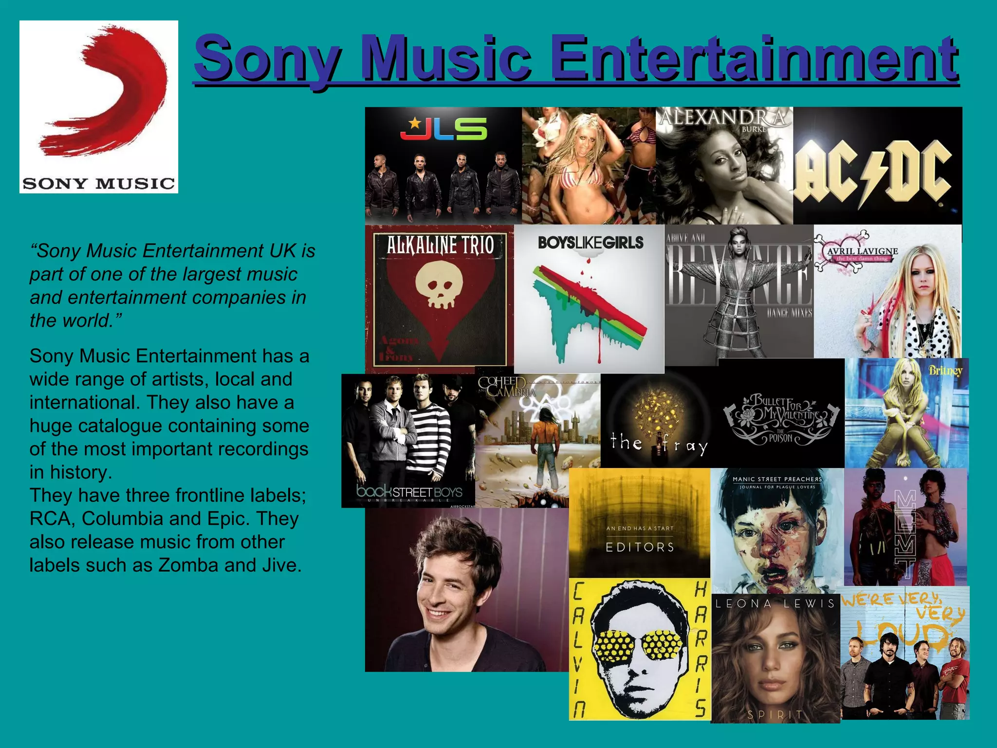 The Four Major Record Labels | PPT | World/International Music | Music