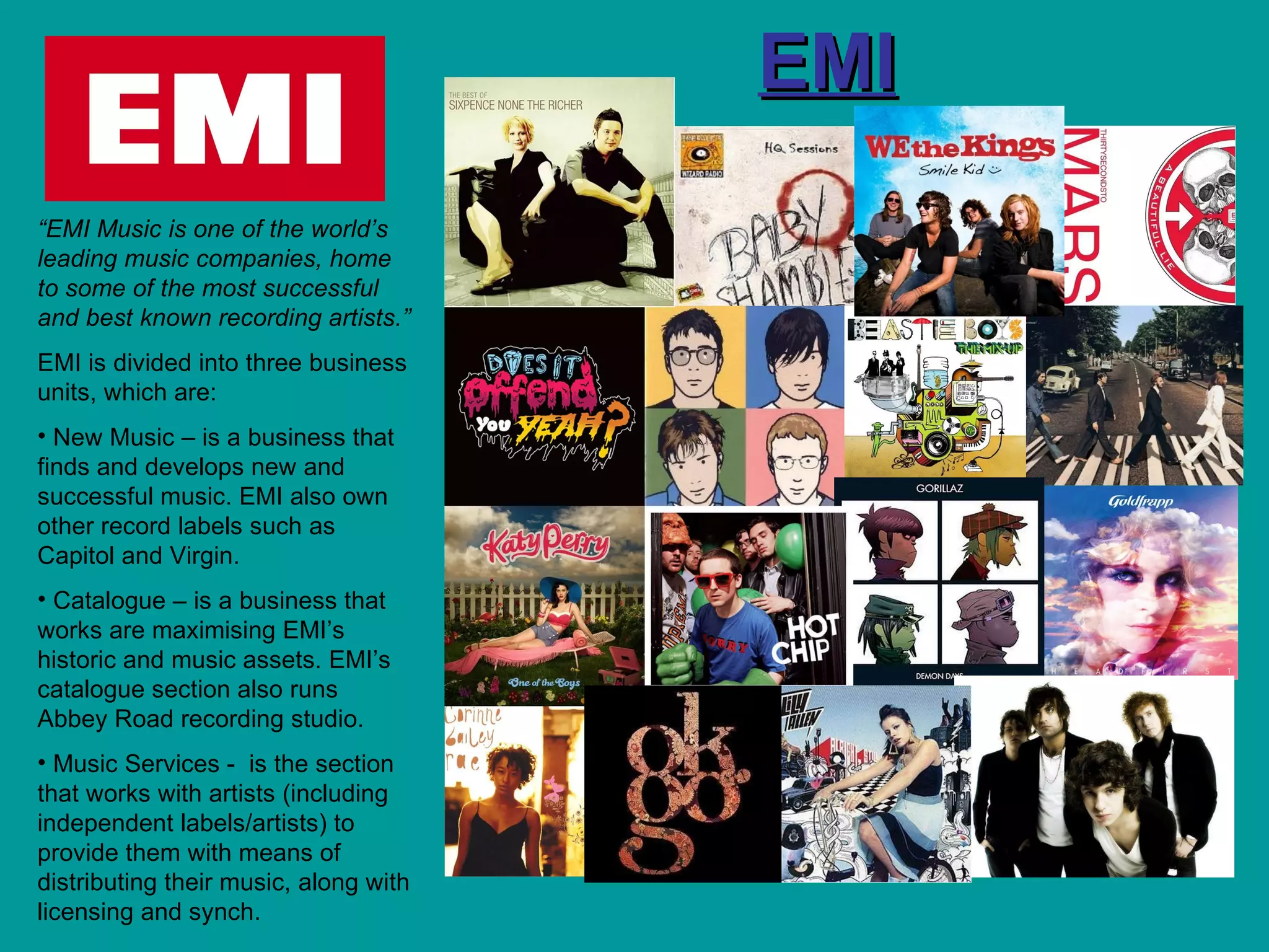 The Four Major Record Labels | PPT