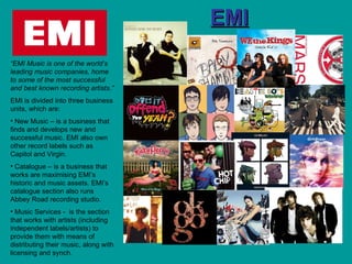 The Four Major Record Labels | PPT | World/International Music | Music