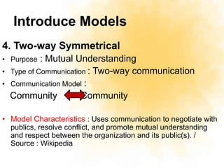 The four models of pr | PPTX