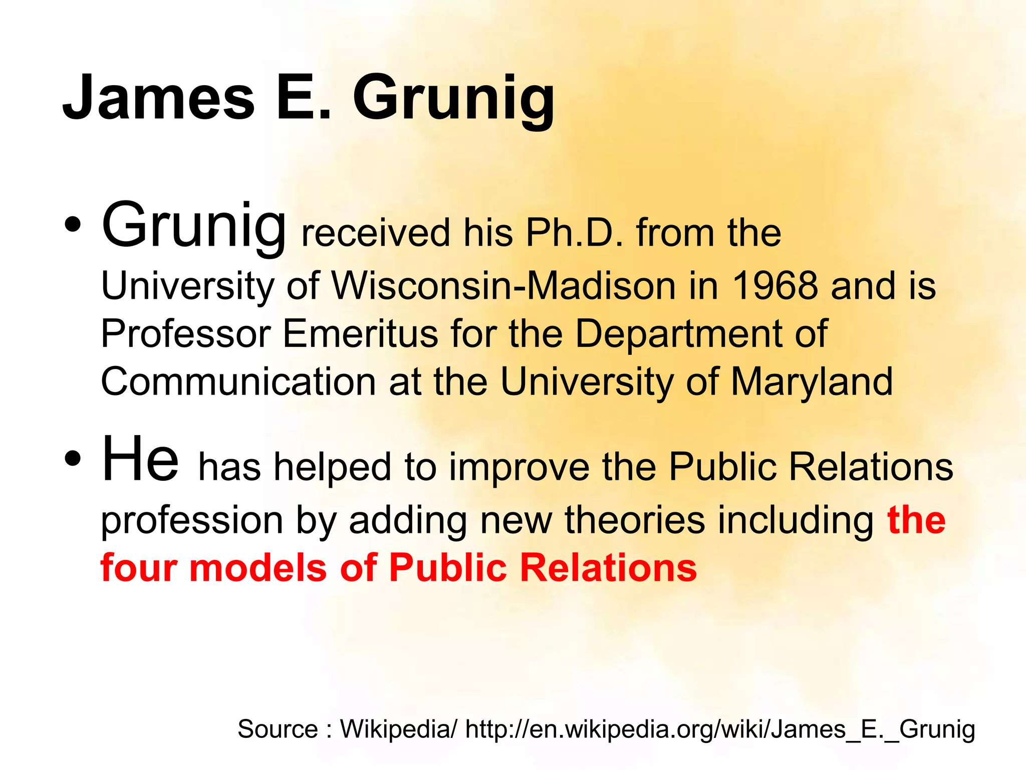 The four models of pr | PPTX