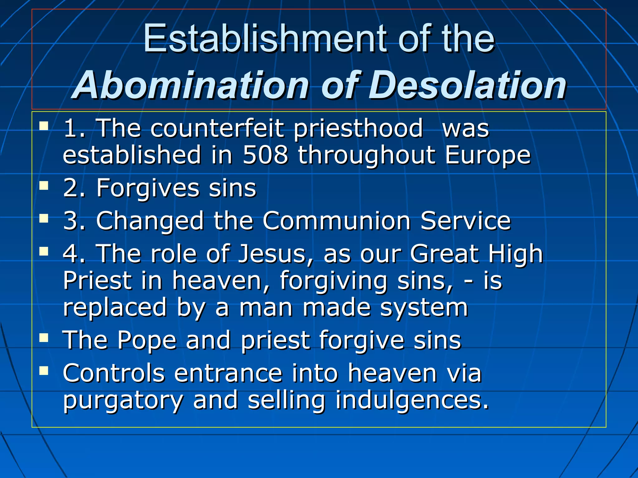 The four phases of the anti christ power | PPT