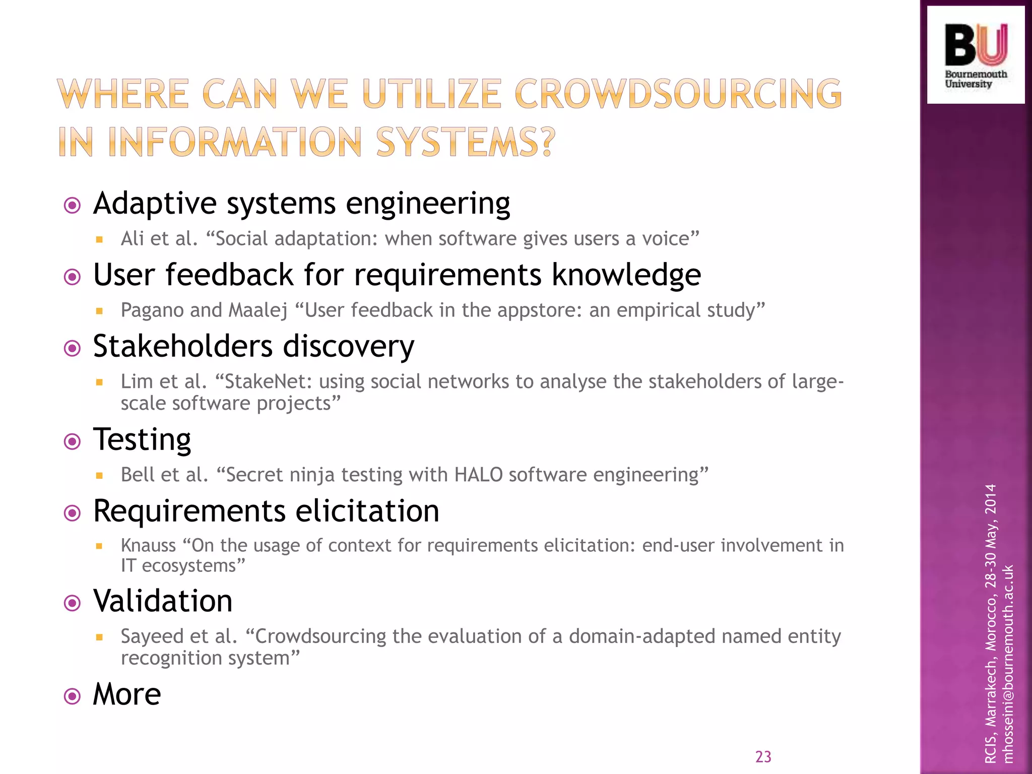 The Four Pillars of Crowdsourcing | PPTX
