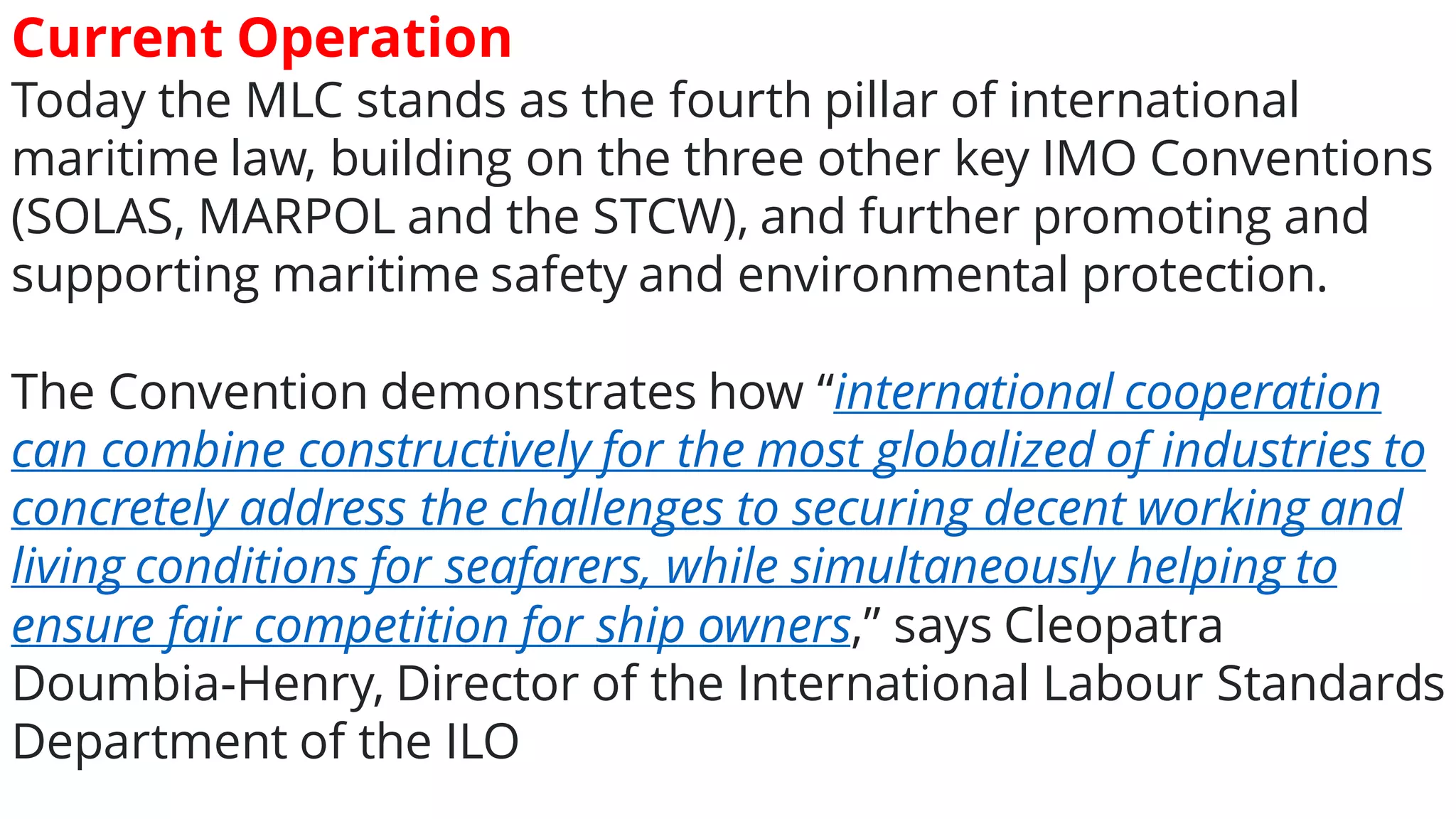 The four pillars of international maritime law | PDF