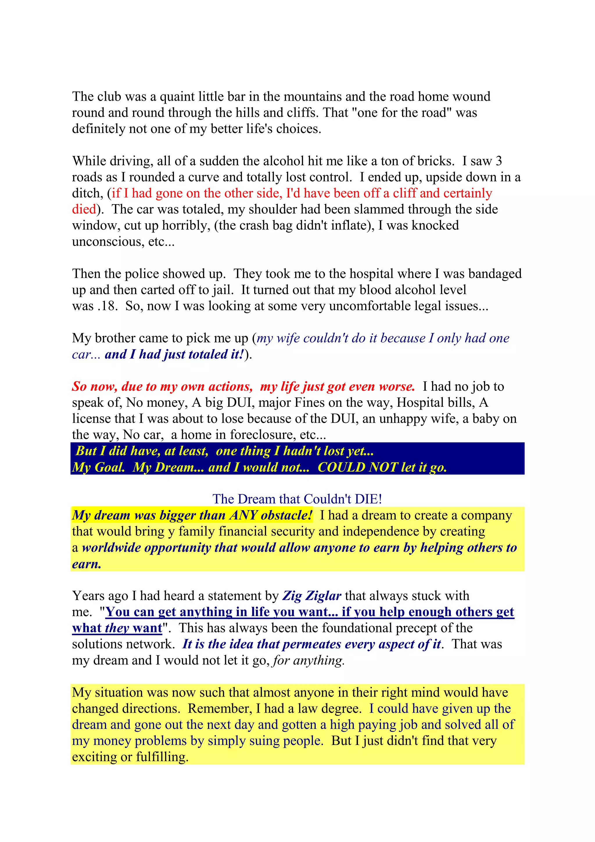 The four principles of success | PDF