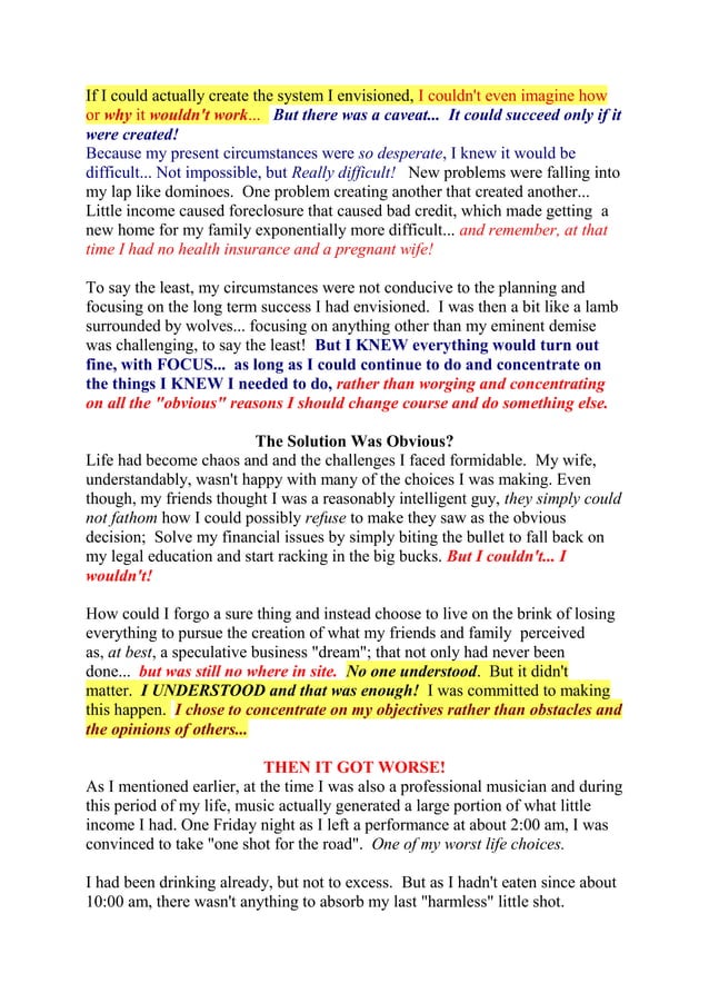 The four principles of success | PDF