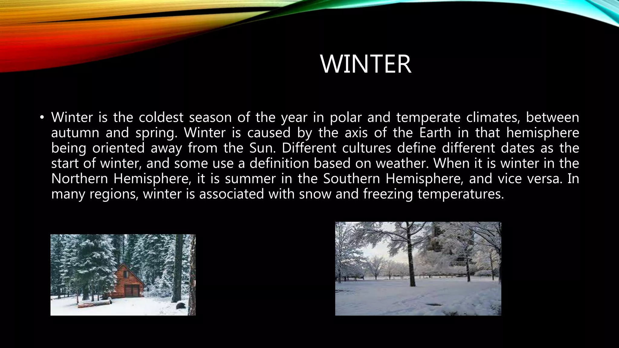 The four season of the year | PPTX