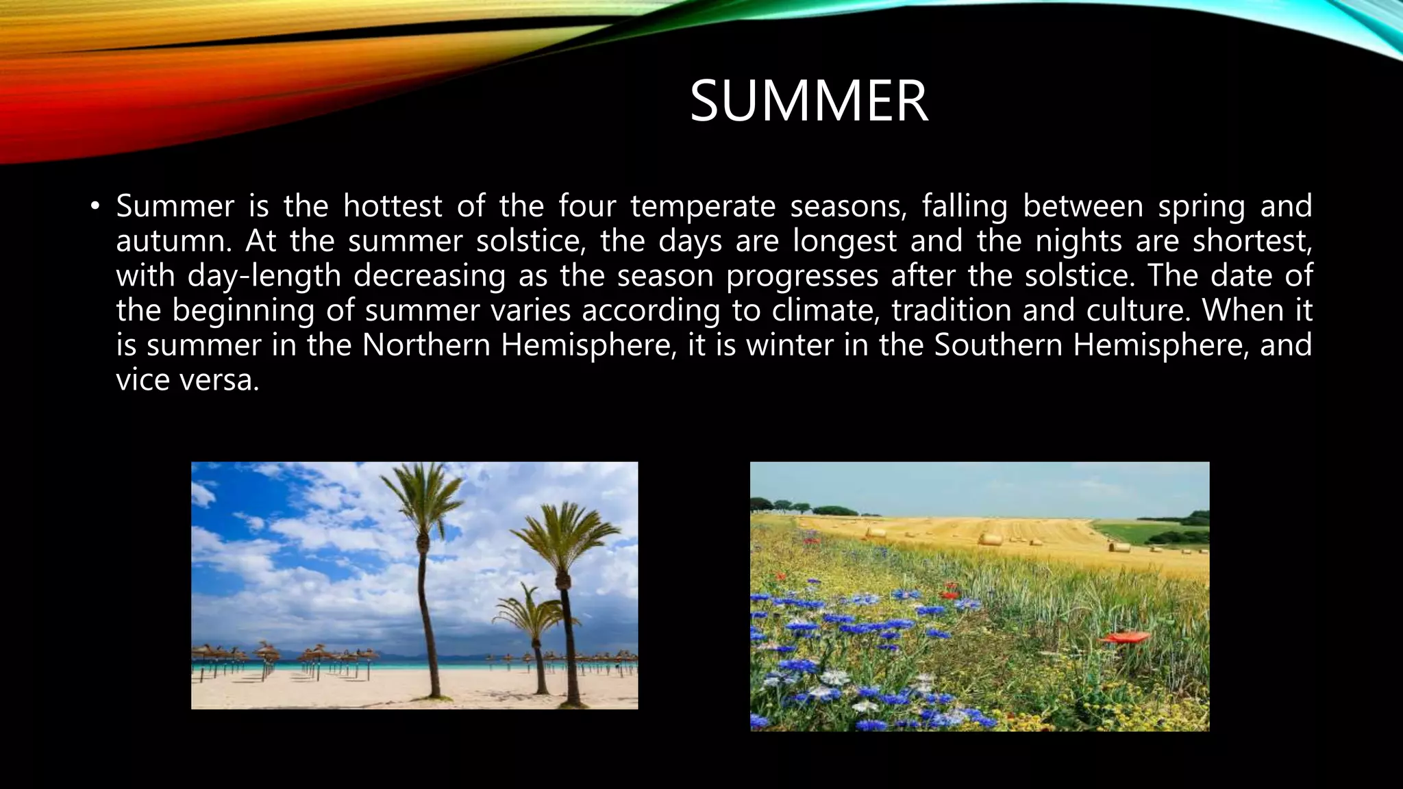 The four season of the year | PPTX