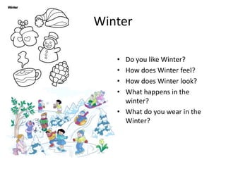 The four seasons | PPTX