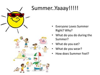 The four seasons | PPTX