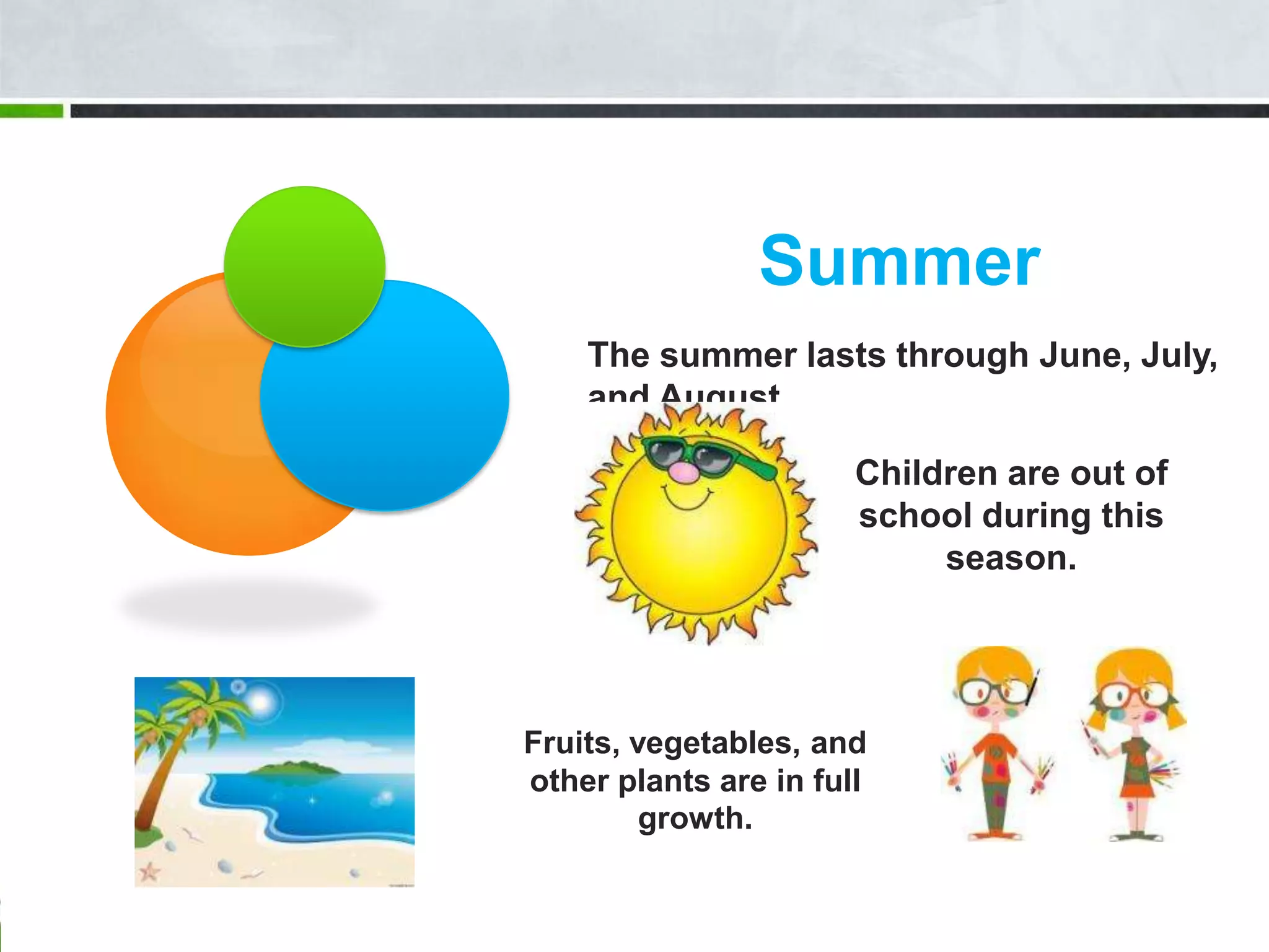 The four seasons | PPTX