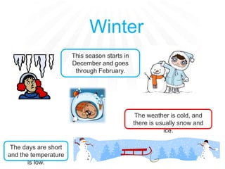 The four seasons | PPTX