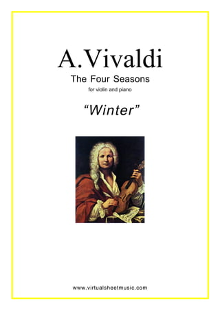 The four seasons_-_winter_(piano_&_violin) | PDF