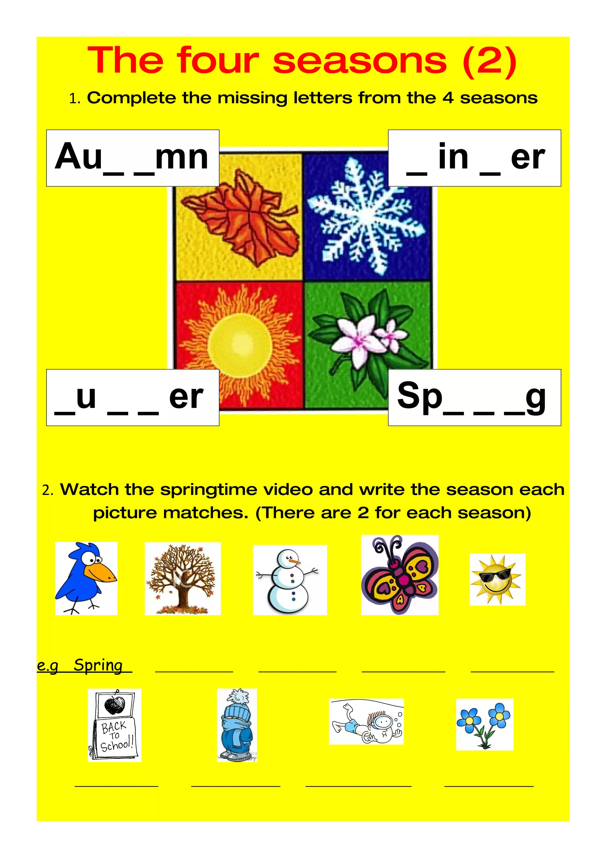 The Four Seasons (2) | PDF