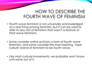Fourth Wave Feminism