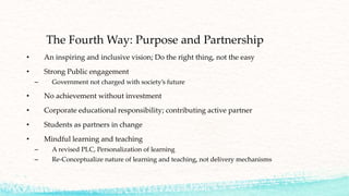 The Fourth Way The Inspiring Future for Educational Change | PPT