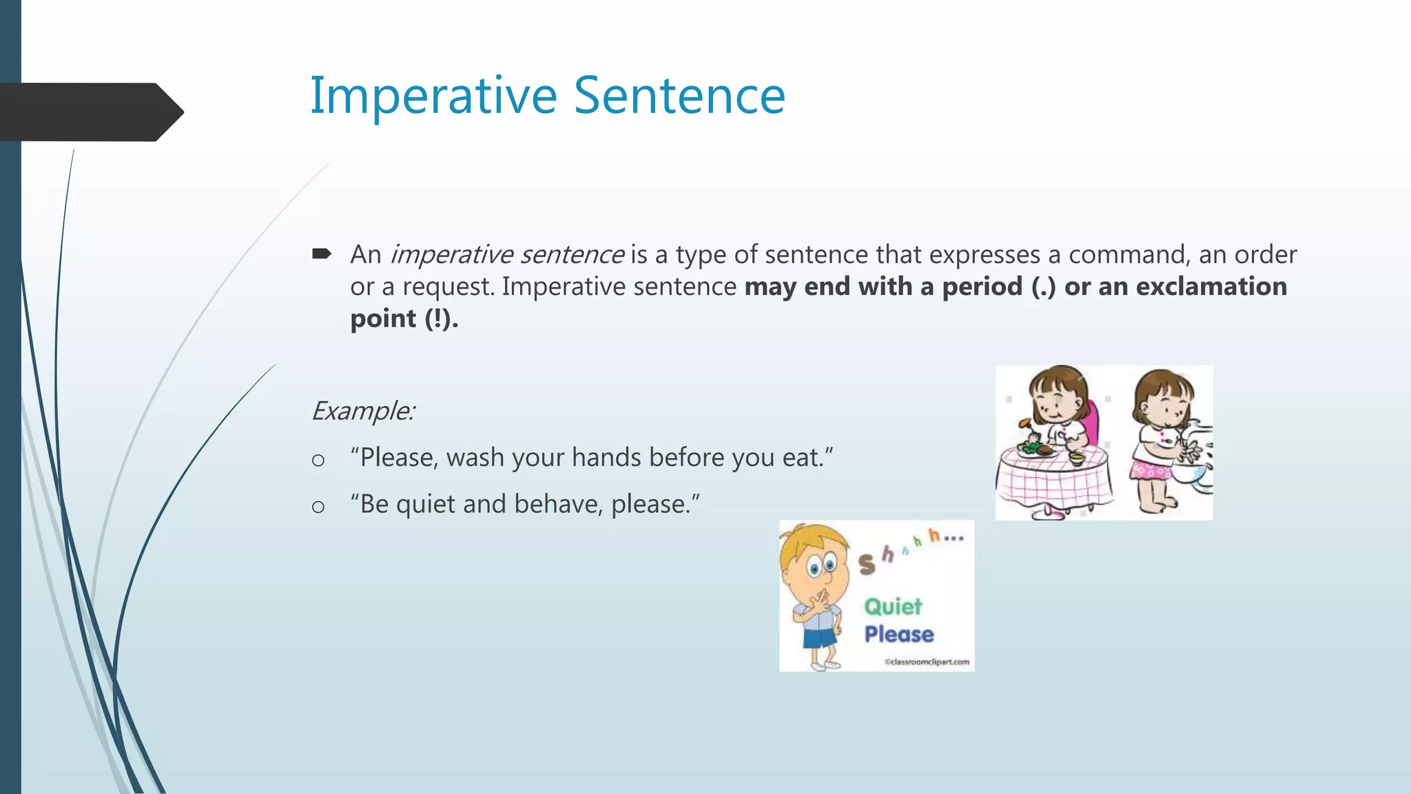 The Four Types of Sentences | PPTX