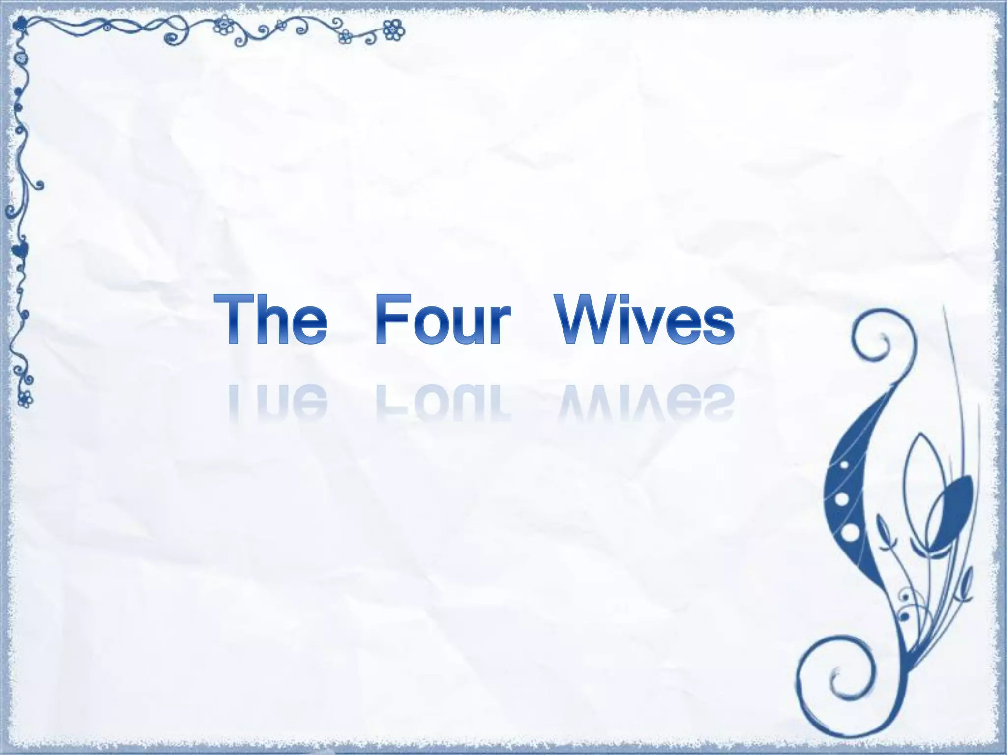 The four wives | PDF