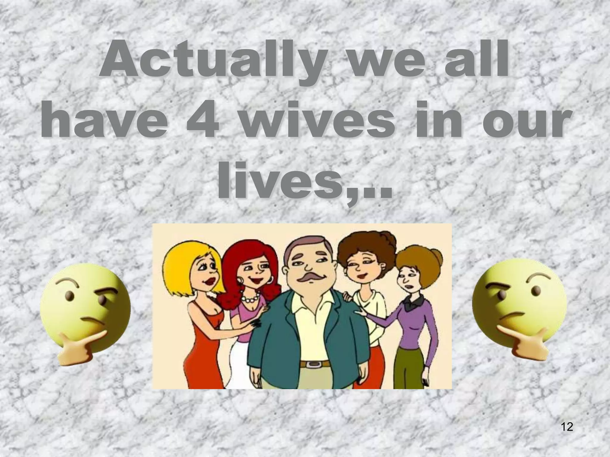 The Four Wives - A Story for Reflection | PPT