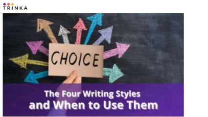 The Four Writing Styles And When To Use Them | PPT
