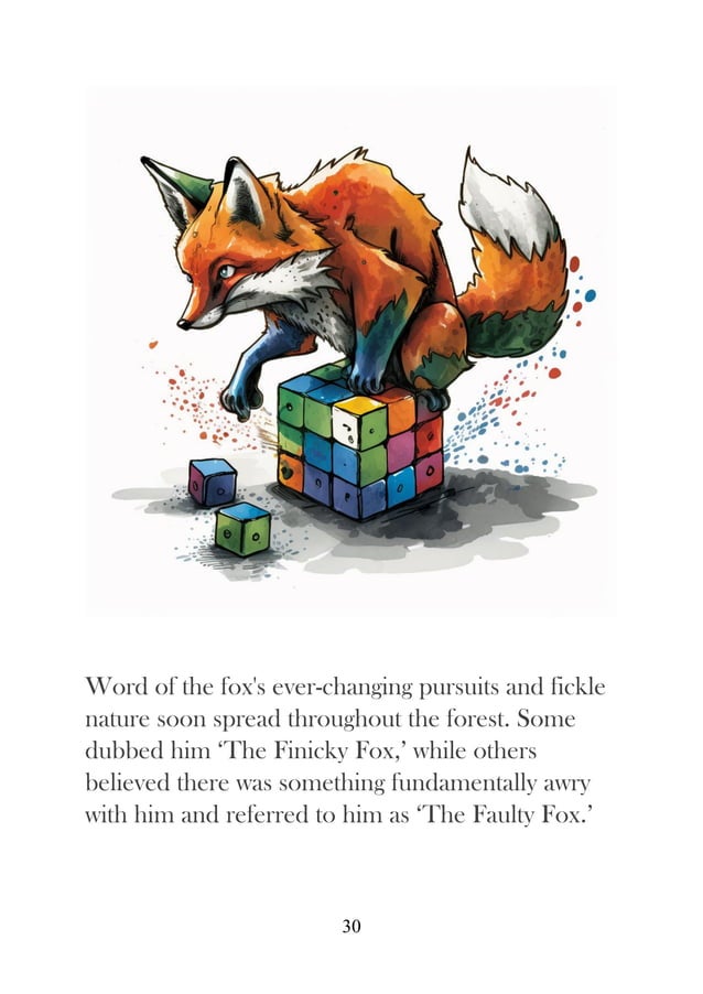 The Fox: An Illustrated Childrens' Book using Generative AI | PDF