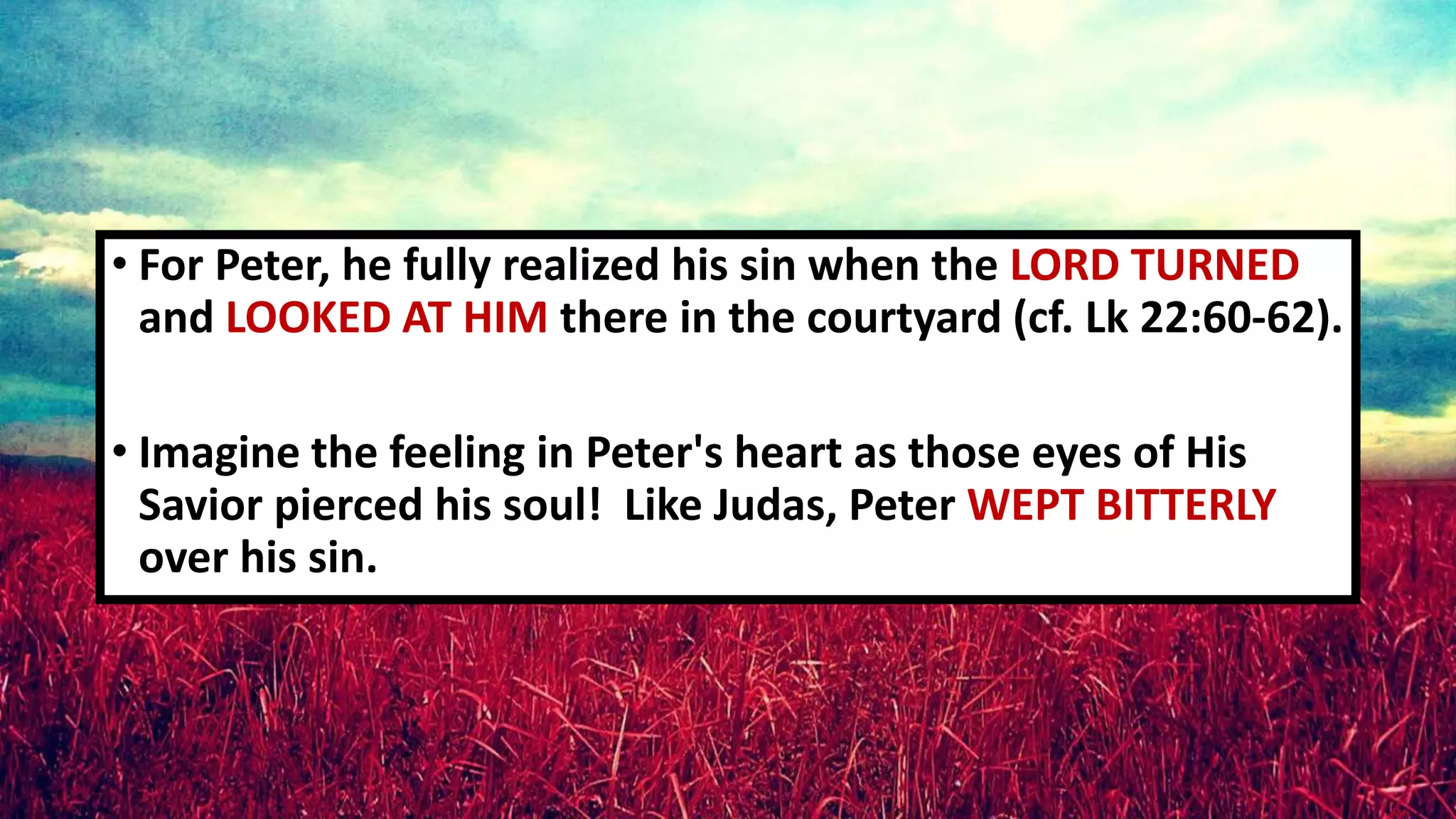 The Framework of a Backslider | PPTX