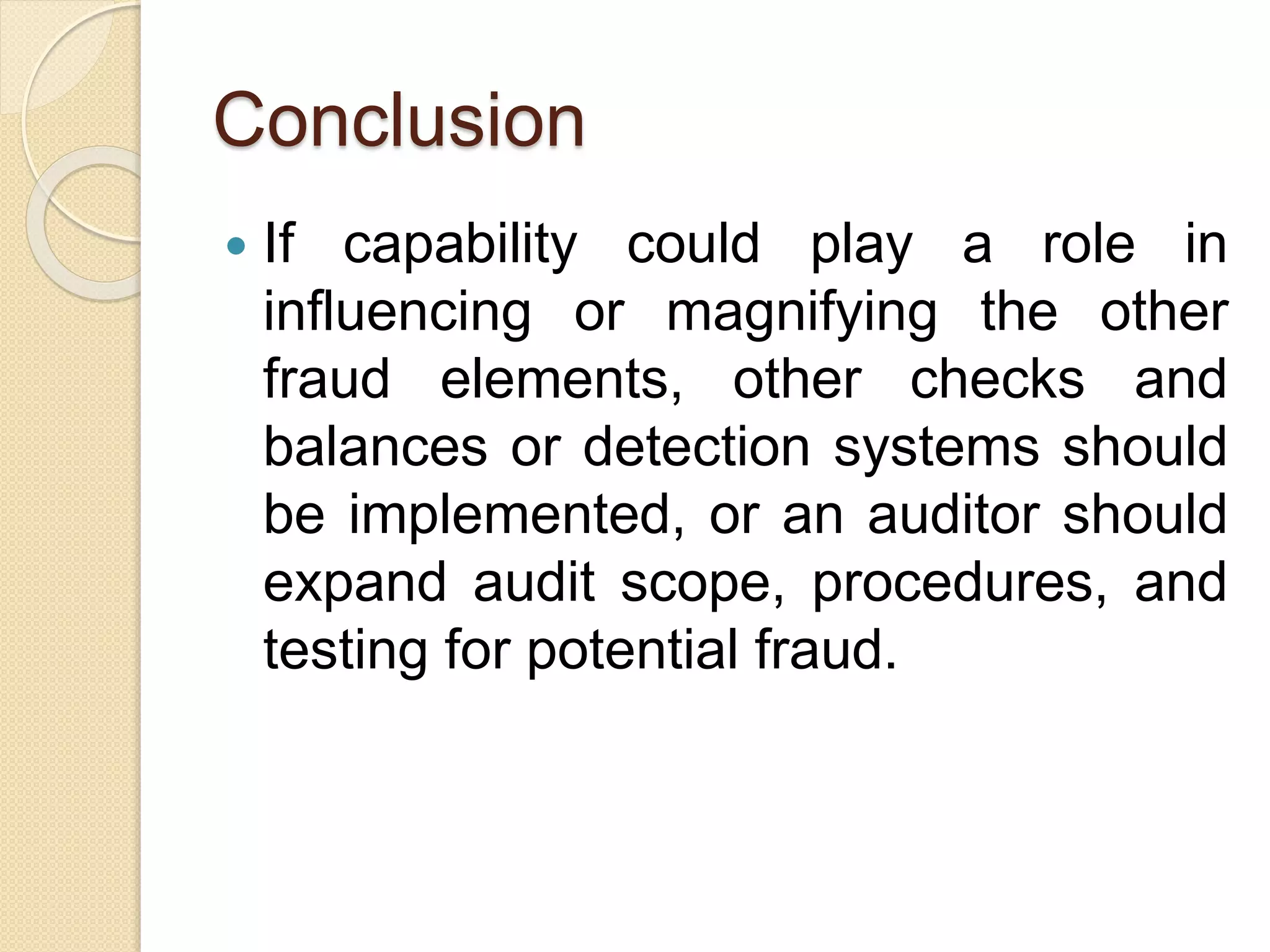The Fraud Diamond | PPTX