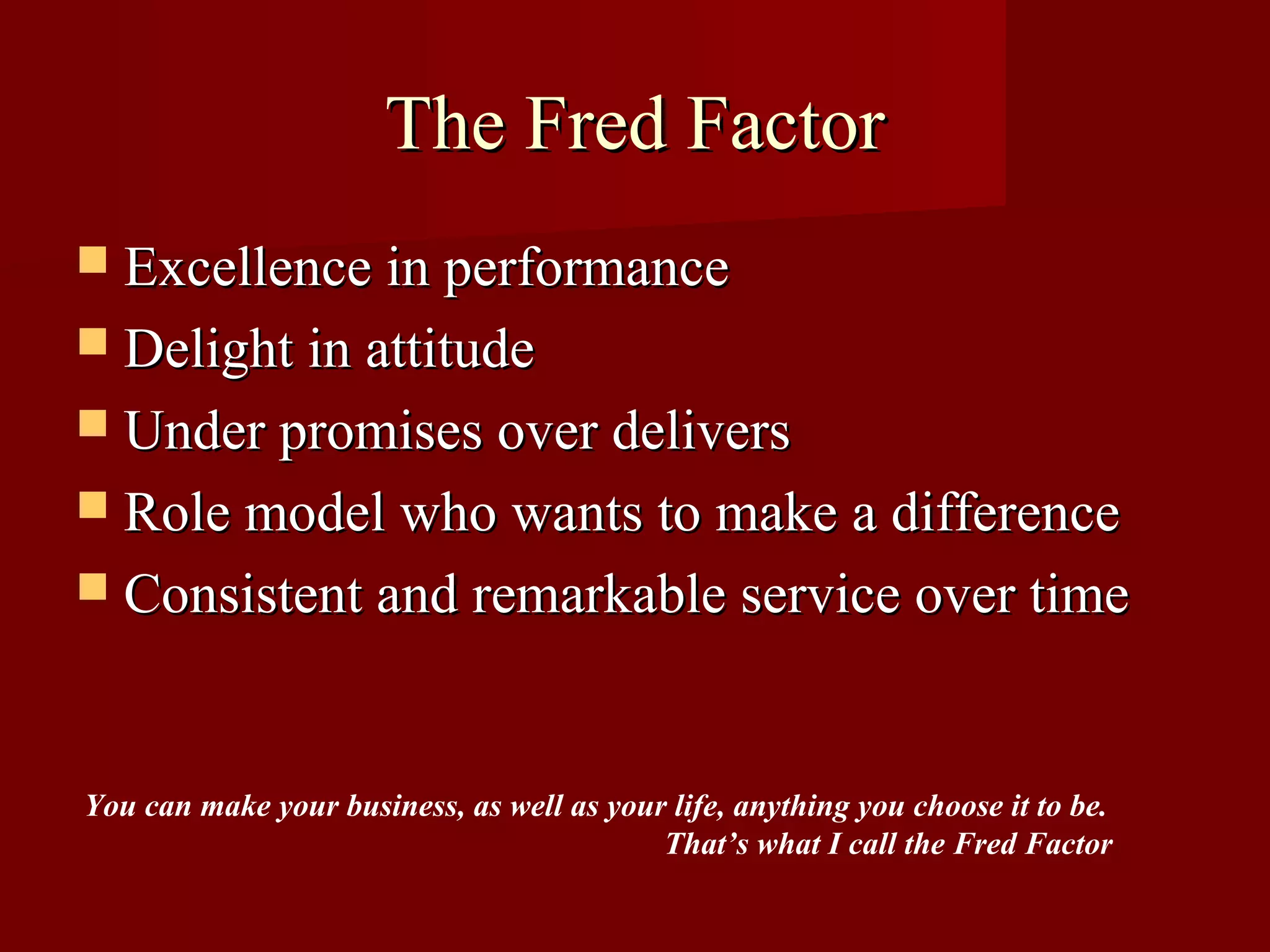 The fred factor | PPT