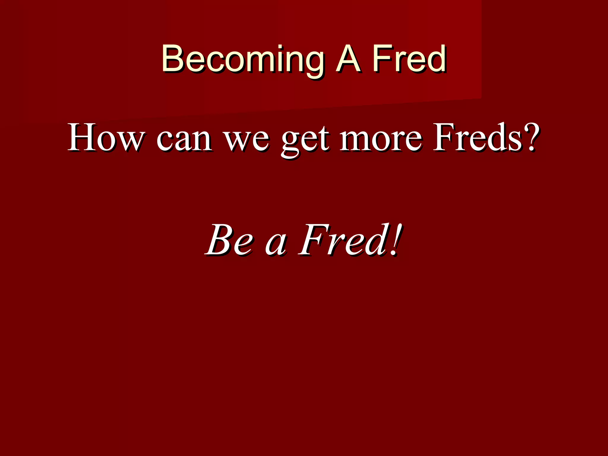 The fred factor | PPT