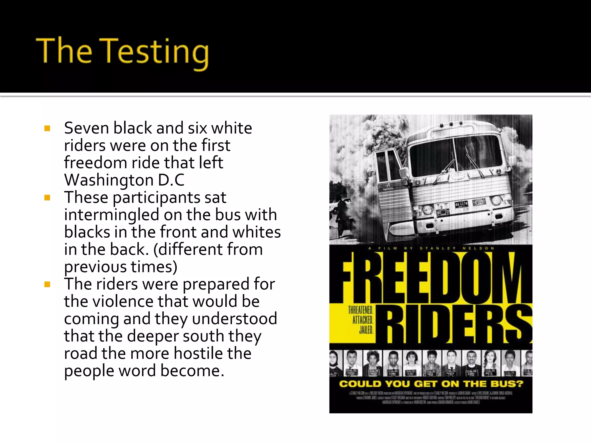 The freedom riders | PPTX