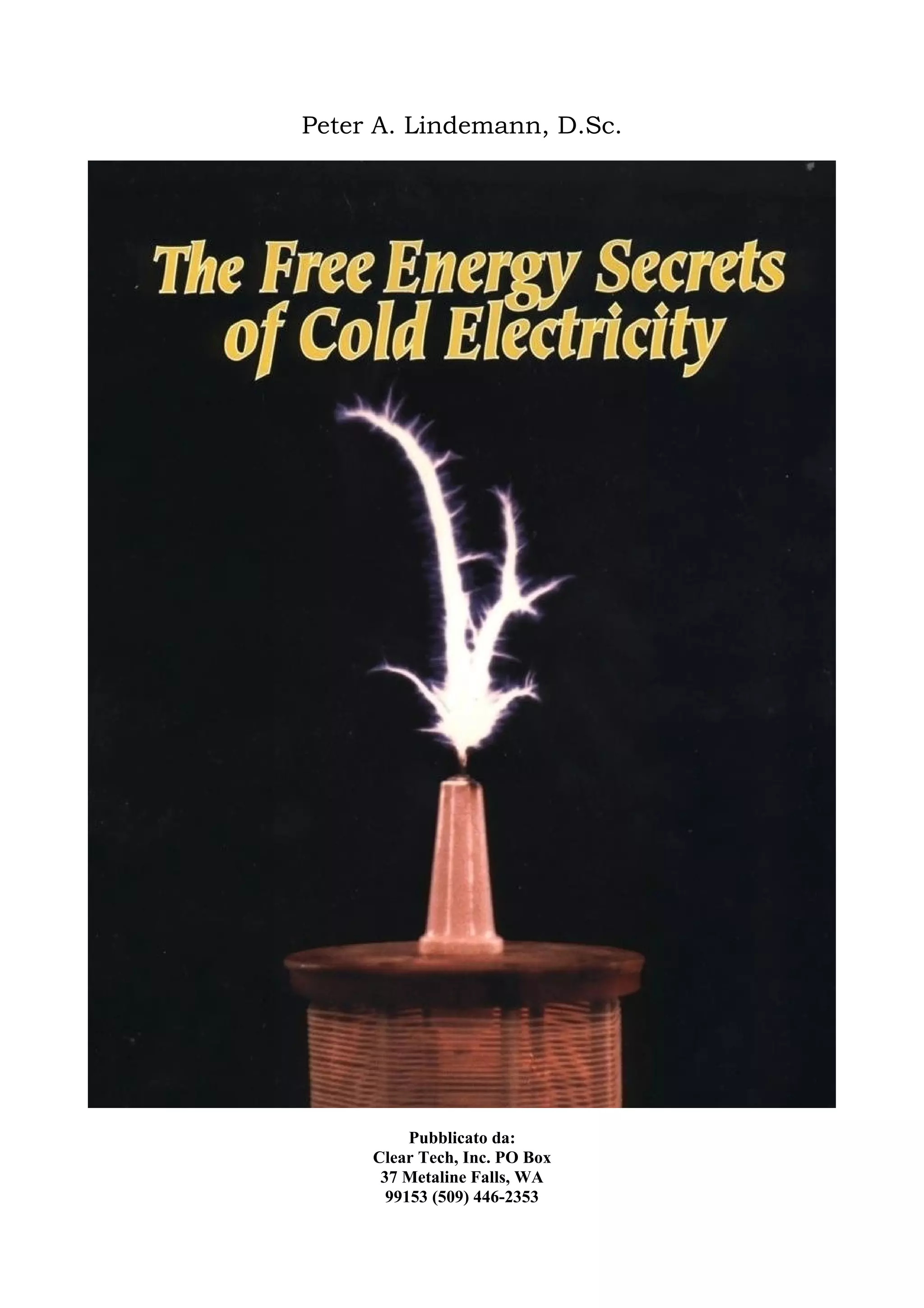 The Free Energy Secret of Cold Electricity | PDF