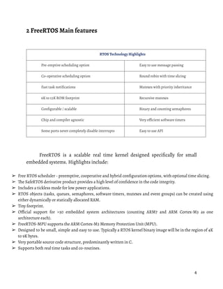 The Free RTOS kernel By Khaled AMIRAT | PDF