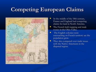 The french and indian war | PPT | North America Travel | Travel Locations