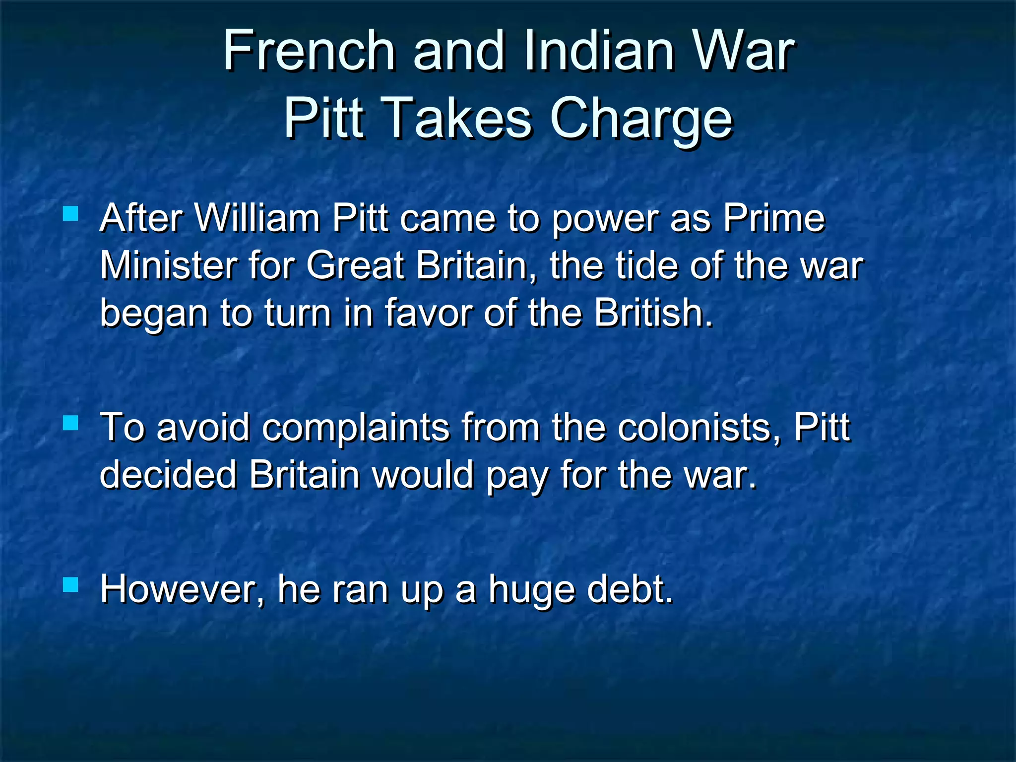 The french and indian war | PPT