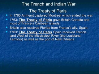 The french and indian war | PPT