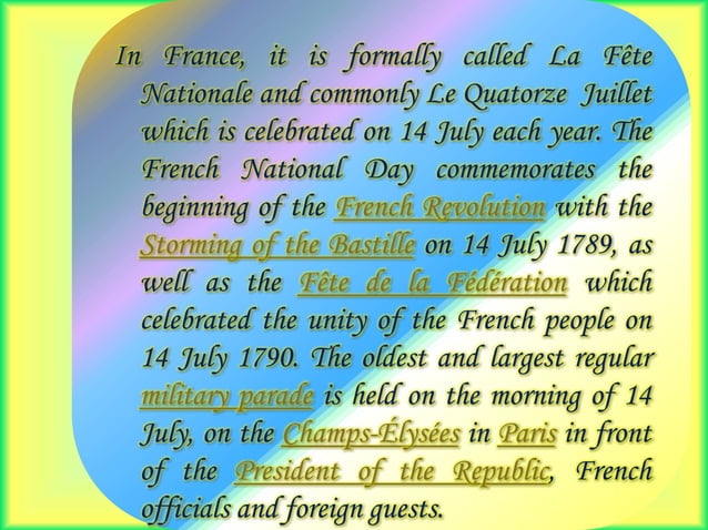 The french festivals | PPTX | National & Civic Holidays | Holidays