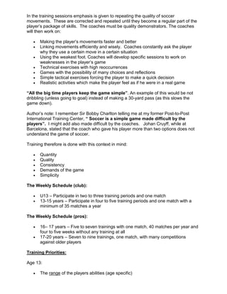 The french football federation youth development program | PDF