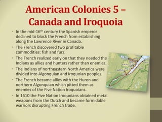 The French in North America | PPT