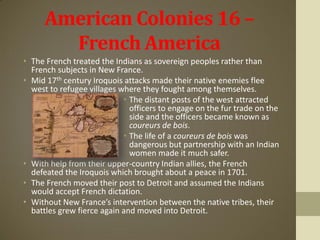The French in North America | PPT