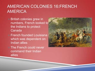 The french in north america assignment #4 | PPT